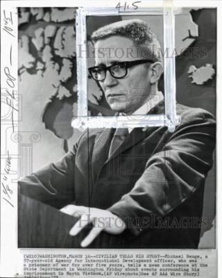 1973 Press Photo Vietnam War POW Michael Benge at Washington News ...