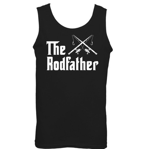 Fishing Vest The Rodfather Mens Funny Rod Father Fathers Day Dad Fish ...