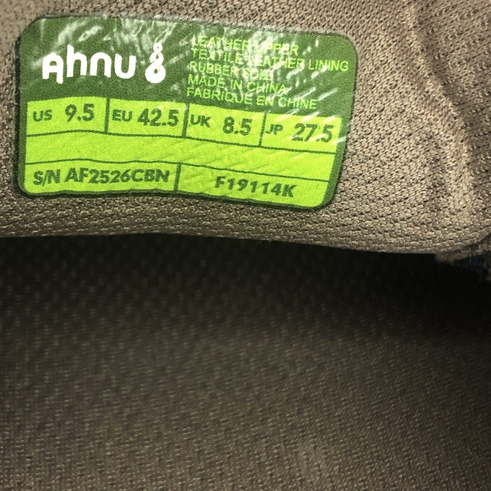 Ahnu Parkside Shoes Blue Red Beige Casual Walking Oxfords Men’s Size 9. ...