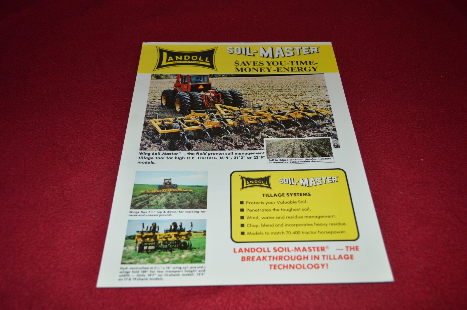 Landoll Soil Master Dealer's Brochure DCPA5 | eBay