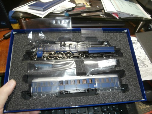 ROCO HO A/C #61473 STEAM LOCOMOTIVE ( S 3/6) AND SALOON CARRIAGE-K.BAY ...