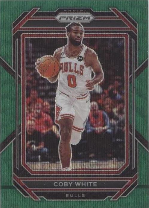 2022-23 Panini Prizm - Coby White #71 Green Wave Prizm for sale online ...