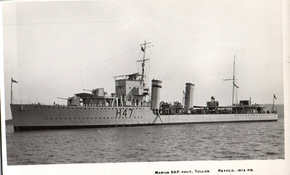 British Royal Navy HMS Blanche by Marius Bar Photo 5.5x3.5 | eBay
