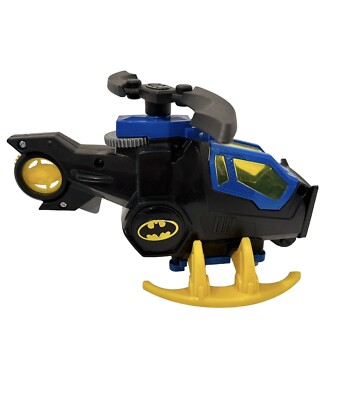 Imaginext DC Super Friends Batman Batcopter Helicopter Vehicle 9 ...
