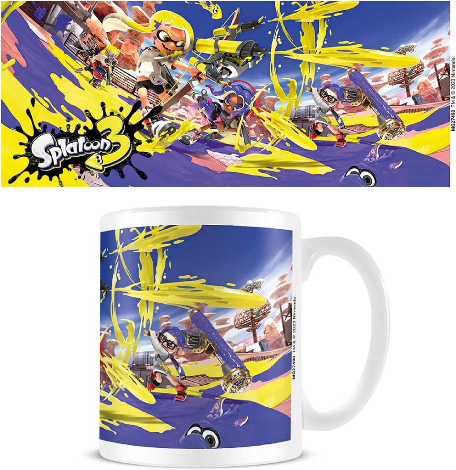 Pyramid International Splatoon Mug Graffiti Design 11oz Ceramic Coffee ...