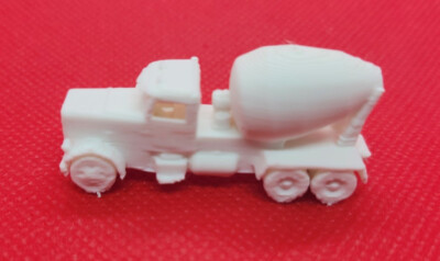 N scale Cement Truck 1:160 model White unpainted Railroad Diorama | eBay