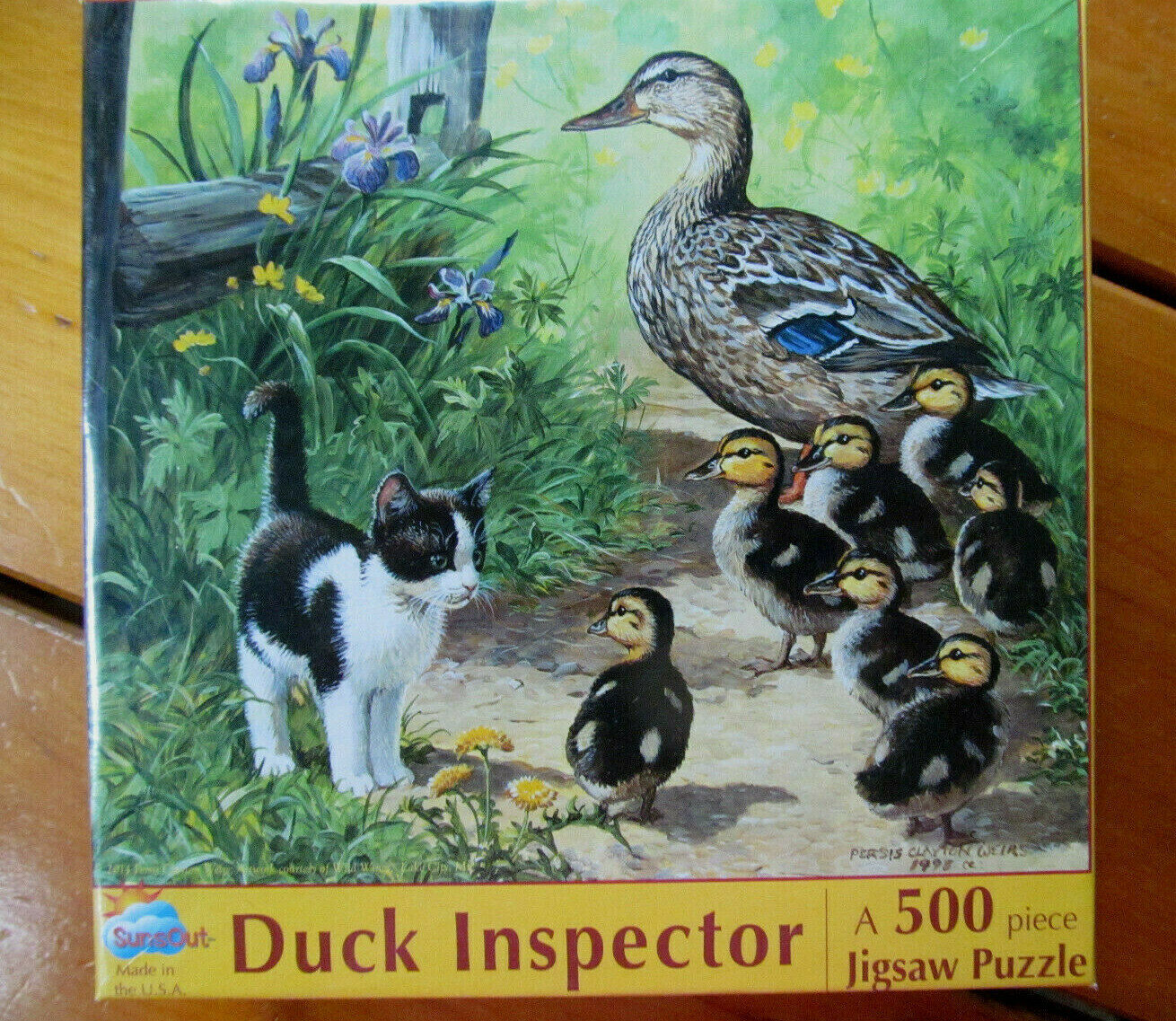 Duck Inspector 500 Piece SunsOut Cat Jigsaw Puzzle 18 x 24 Persis ...
