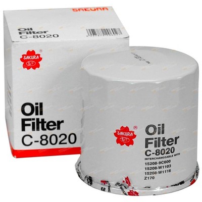 Sakura Engine Oil Filter C-8020 Interchangeable with Ryco Z170 | eBay ...