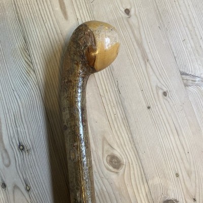 Vintage Hazel Wood Walking Stick Cane – Natural Shillelagh Style ...