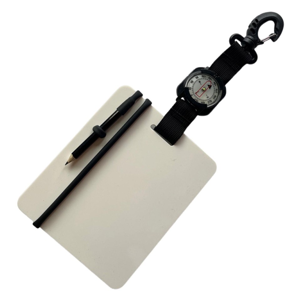 Diving Writing Slate Practical Portable with Pencil Underwater Writing ...