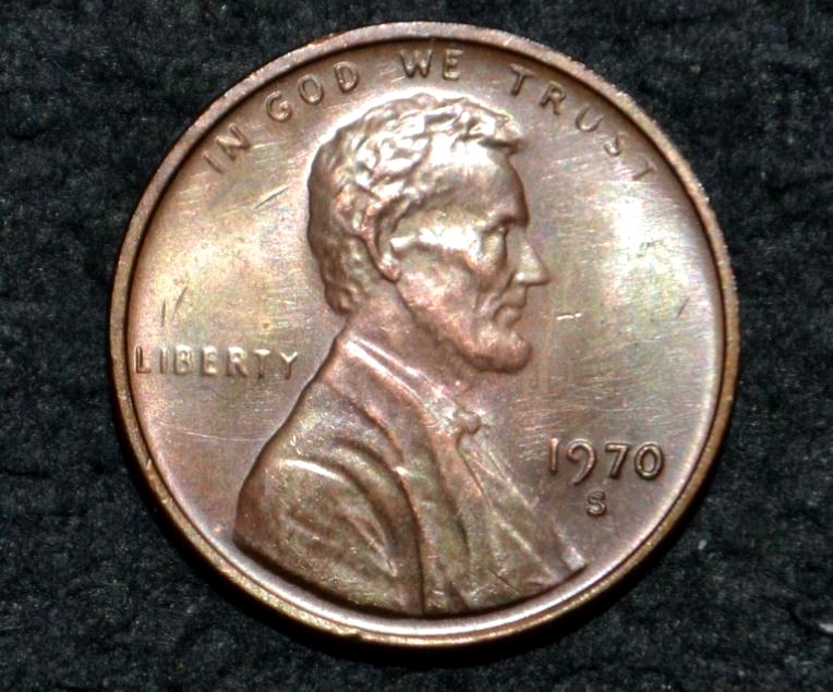 1970 S SMALL DATE Lincoln Memorial Cent AU/ BU | eBay