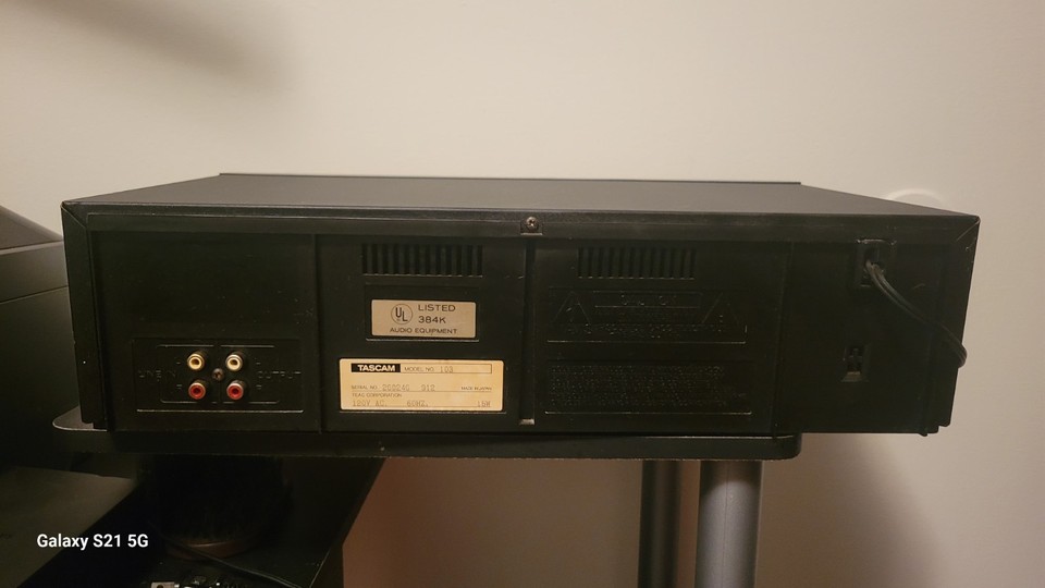 Tascam 103 Pro Cassette Deck Player 3 Head System | eBay