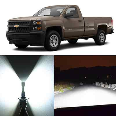Alla Lighting Low Beam Headlight LED Bulbs for Chevy Express 99~06 ...