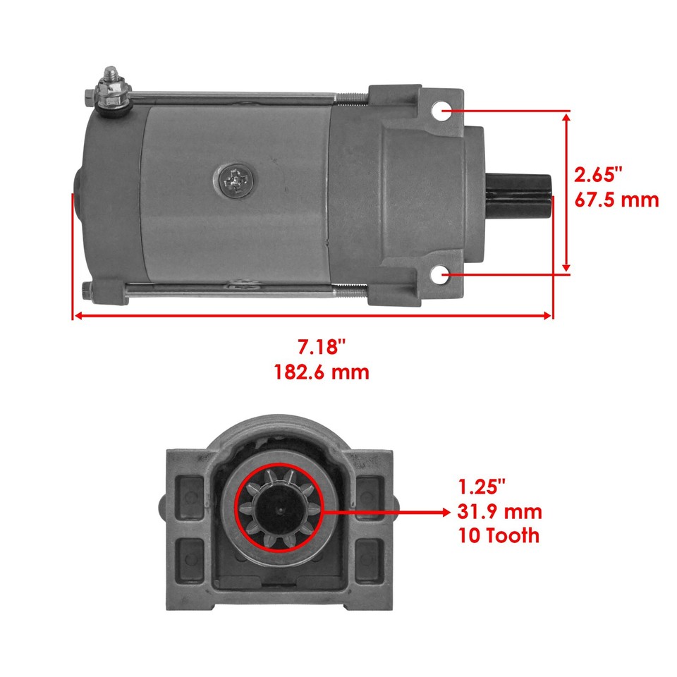 Starter Motor for Toro 74768 74771 74775 74777 74784 74447 MX5000 ...