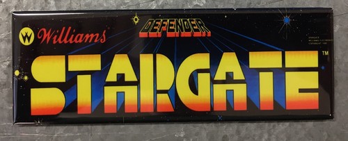 Stargate Arcade Game Marquee Fridge Magnet | eBay