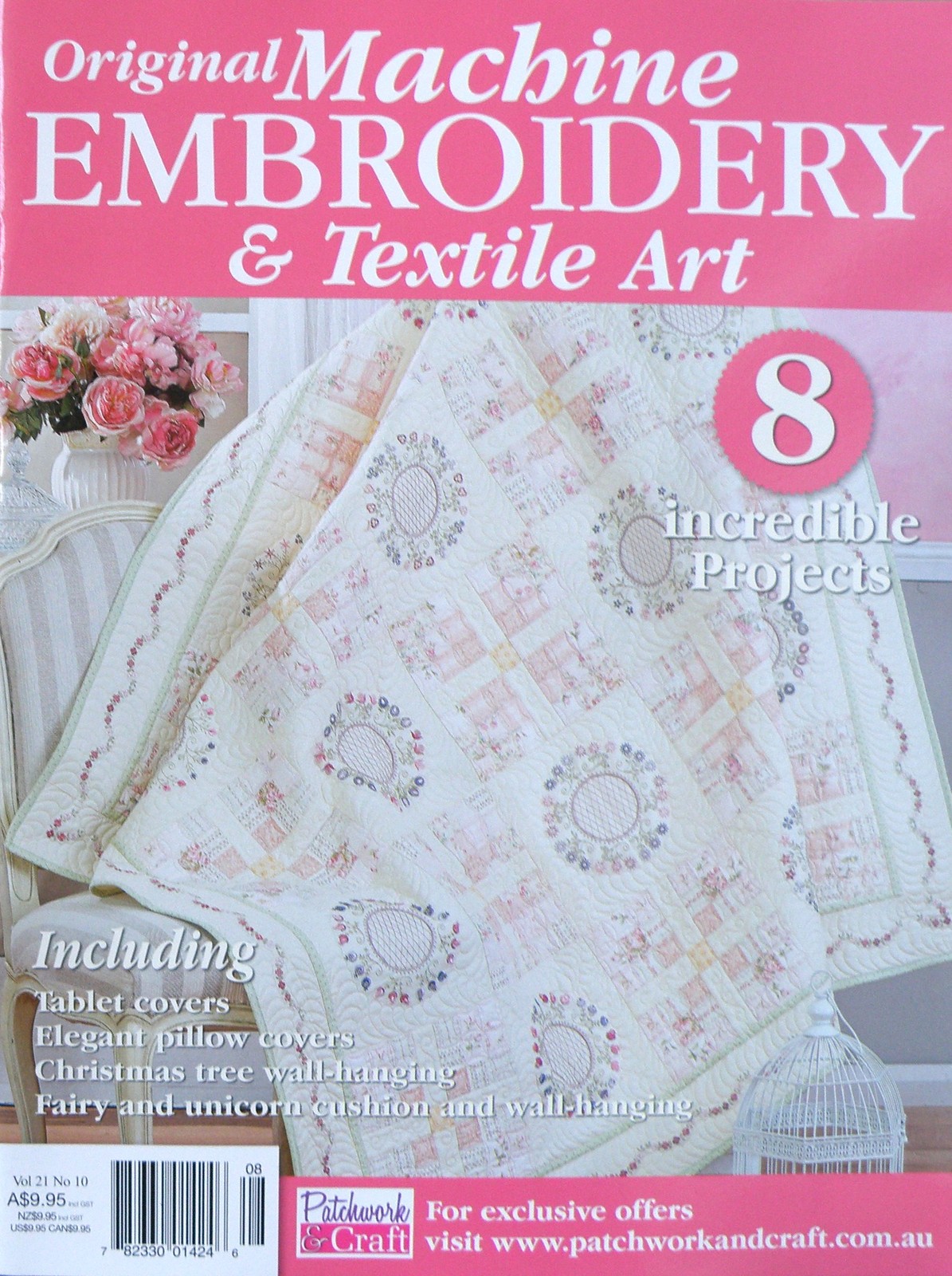 Machine Embroidery & Textile Art Magazine Vol 21 No 10 - 25% Bulk ...