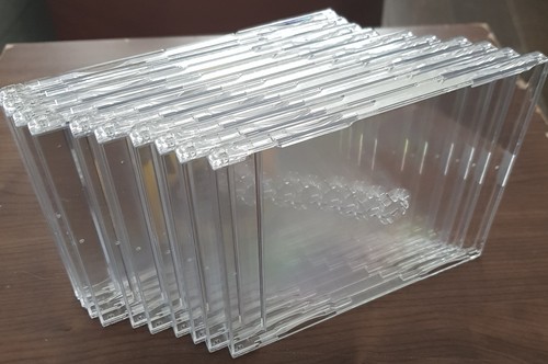 10 CD Maxi Single Cases: Clear CD Single Replacement for 7mm J-card ...