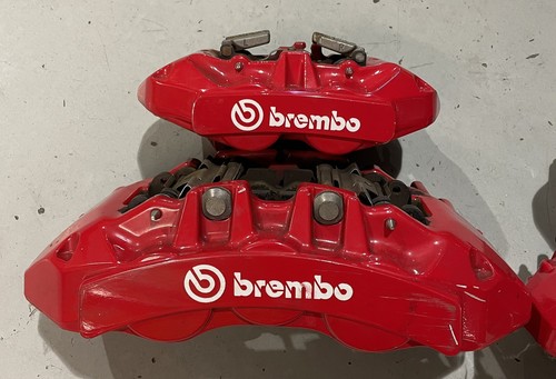 FRONT AND REAR BRAKE CALIPER CALIPERS SET ASSEMBLY LEXUS 16-20 GS-F GSF ...