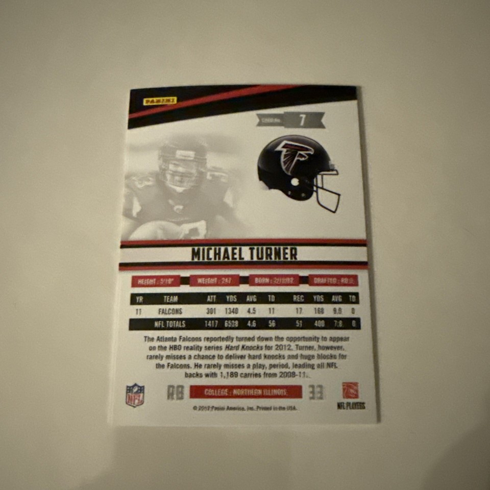 2012 Panini Rookies & Stars - Michael Turner #7 True Blue | eBay