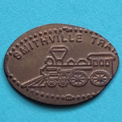 SMITHVILLE TRAIN Historic New Jersey Elongated Copper Penny Retired | eBay