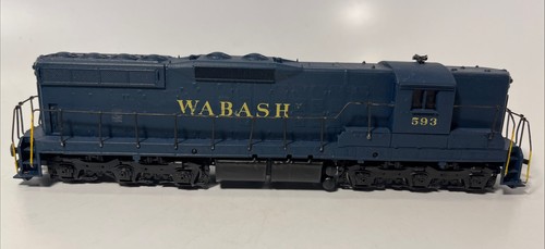 VINTAGE ATHEARN HO SCALE WABASH 593 GP-9 DIESEL LOCOMOTIVE CUSTOM PAINT ...