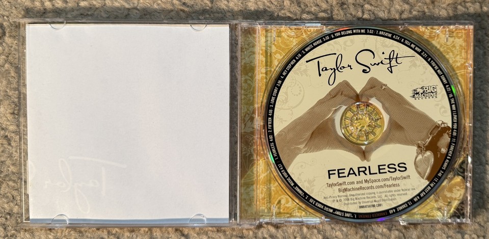 Taylor Swift - Fearless (CD, 2008, Big Machine Records) ~ VG+ | eBay