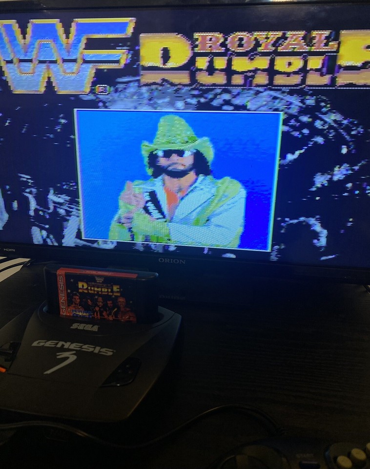 SEGA Genesis Model 3 Console W/ CORDS+4 GAMES NO CONTROLLER - TESTED ...