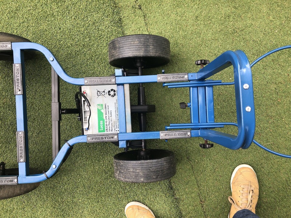 12v Powered Preston Innovations Shuttle Fishing Barrow | eBay UK