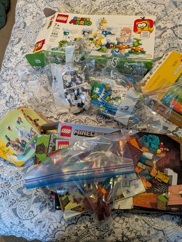 Lot of 4 Lego Minecraft Super Mario Creator Rabbits Mixed Lot ...