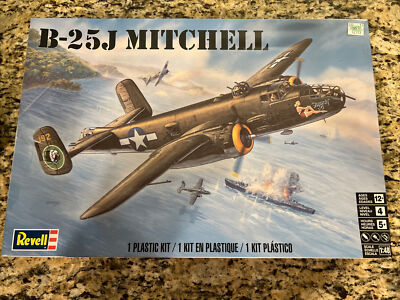 Revell - B-25J Mitchell - 1:48 Scale Plastic Model Kit 85-5512 - New ...