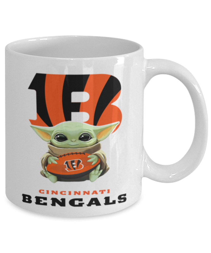Coffee Mug Cincinnati BENGALS NFL Football BENGALS Yoda Coffee Mug Gift ...