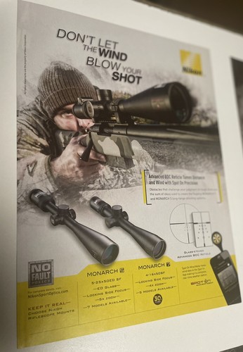 Ad for Nikon Rifle Scopes Print Ad Advertisement #2492 | eBay