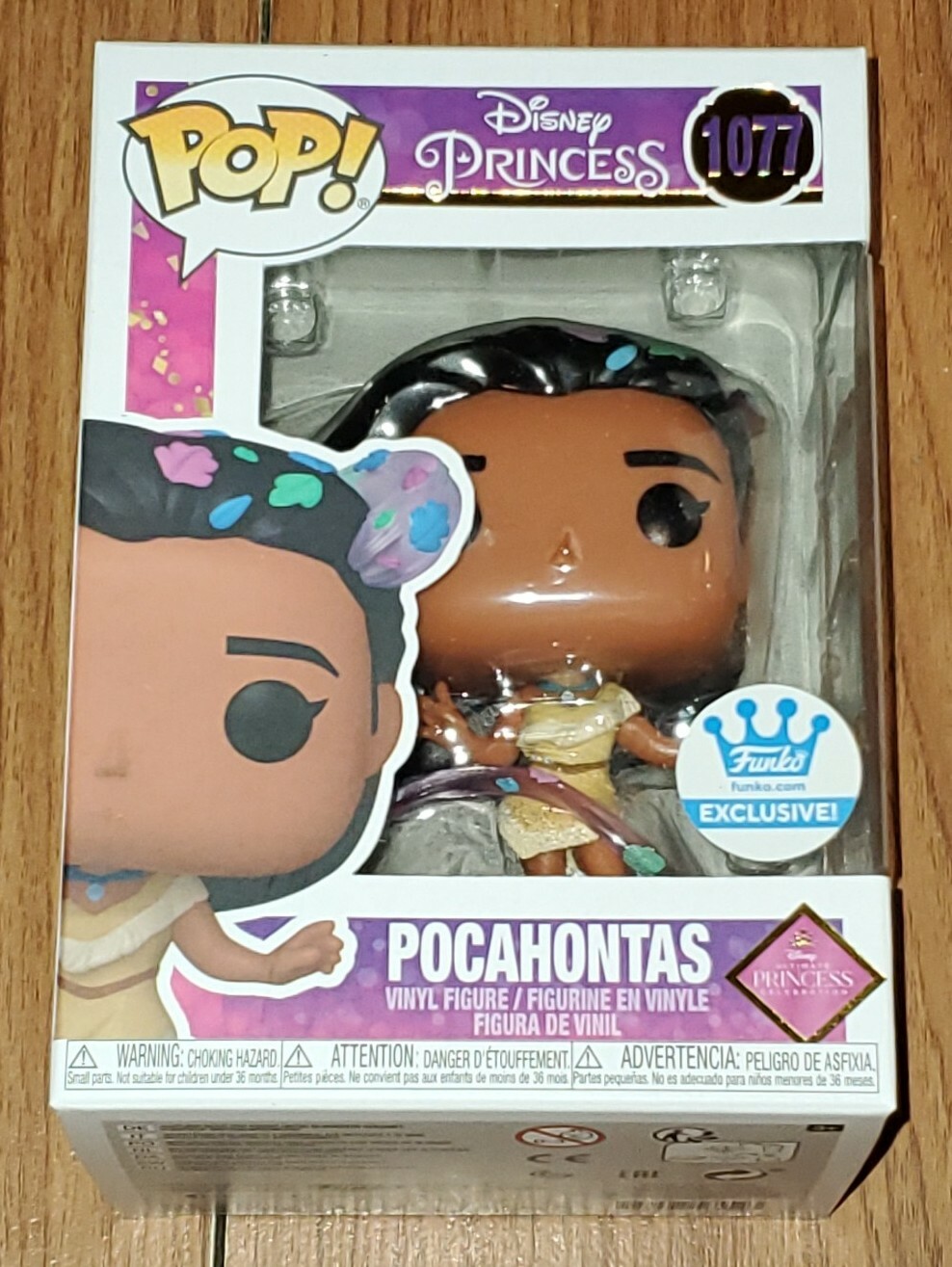 Funko Pop Disney Princess #1077 Pocahontas with Leaves Funko-Shop Exclusive