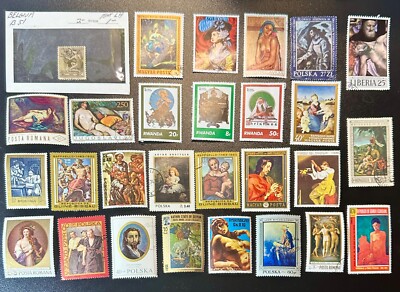 [Lot 664] 50+ Premium Collection, World Stamp Assortment featuring Art ...