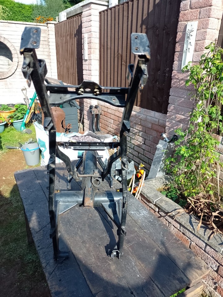 Triumph motorcycle frame with V5 | eBay UK