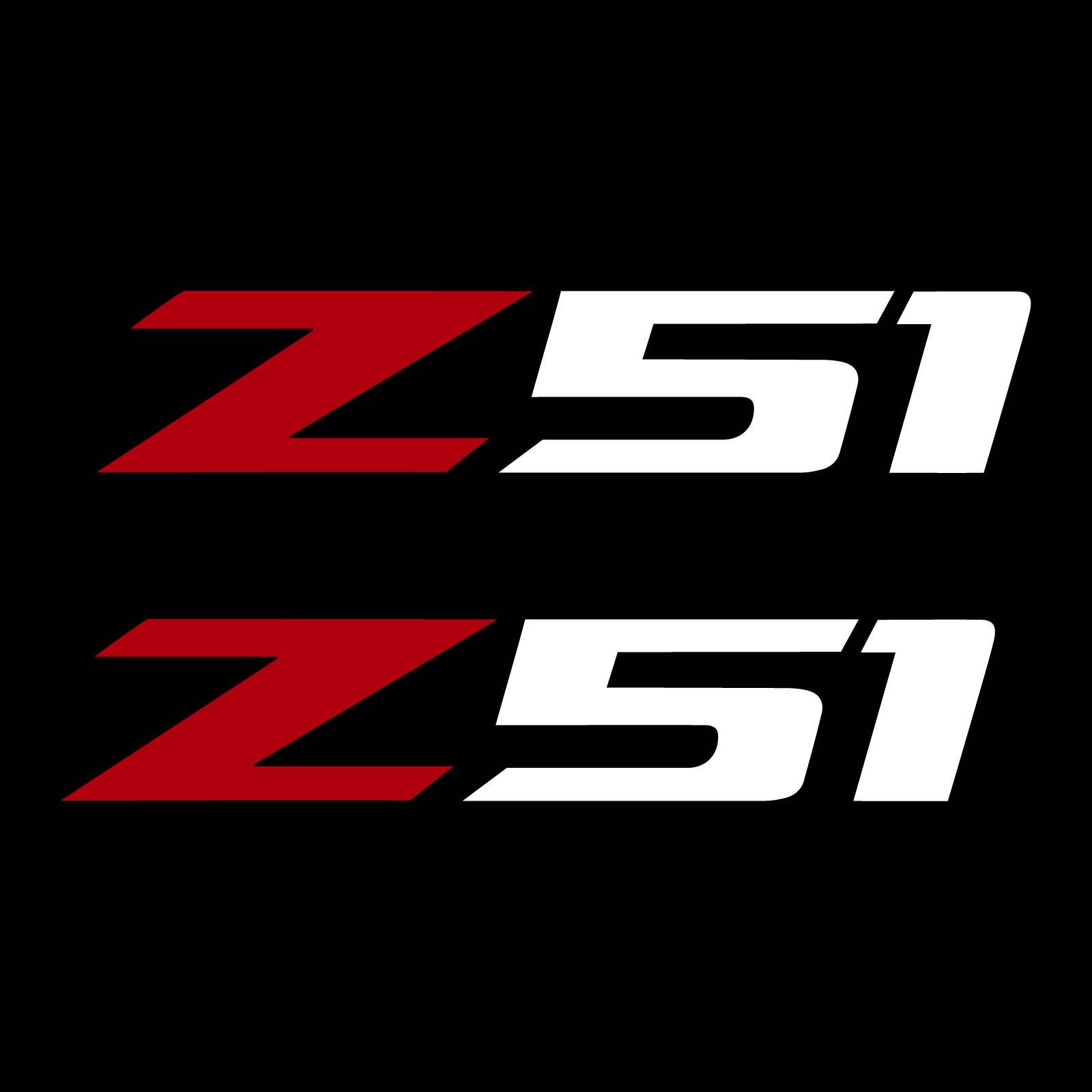 Set of 2 (2014-2019) C7 Corvette Z51 Stingray Vinyl Decal Sticker | eBay