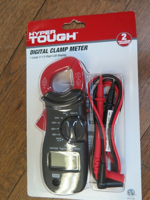 HYPER Tough Digital Clamp Meter With LCD Screen TD35074B for sale ...