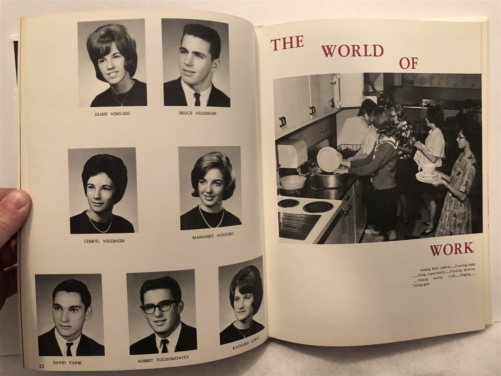 1965 Adams Summerhill High School Annual Yearbook Sidman Forest Hills ...