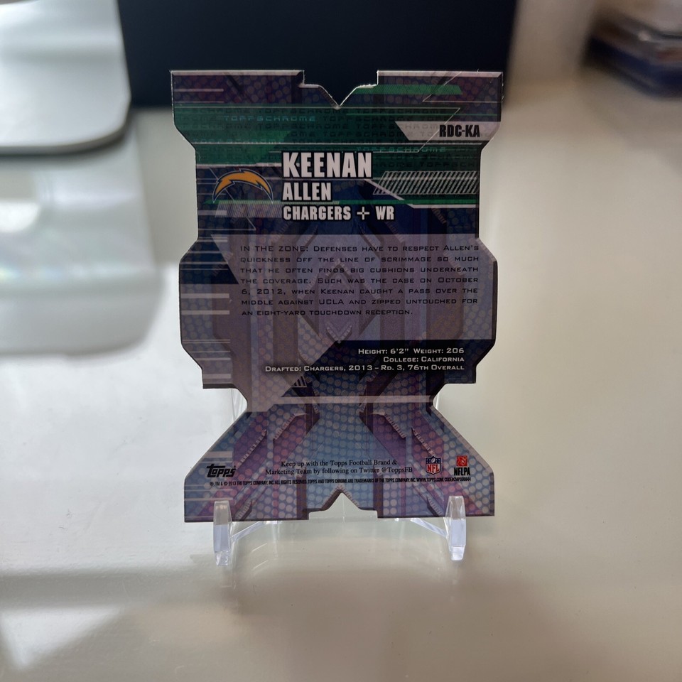 2013 Topps Chrome - Rookie Die-Cuts Blue Refractor #RDC-KA Keenan Allen ...