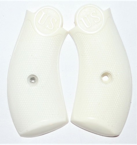 Iver and Johnson US Top break small frame pistol grips white plastic ...