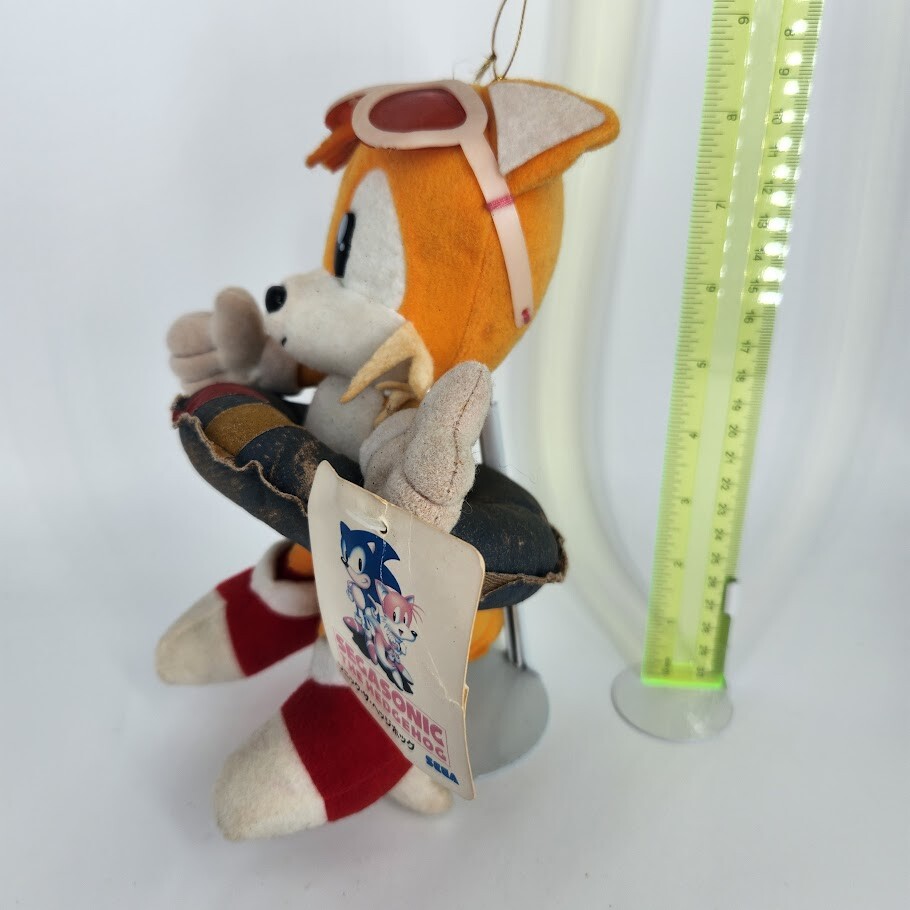 Sonic The Hedgehog Plush 1994 SEGASONIC Tails Lifebuoy Old Toy Japan ...