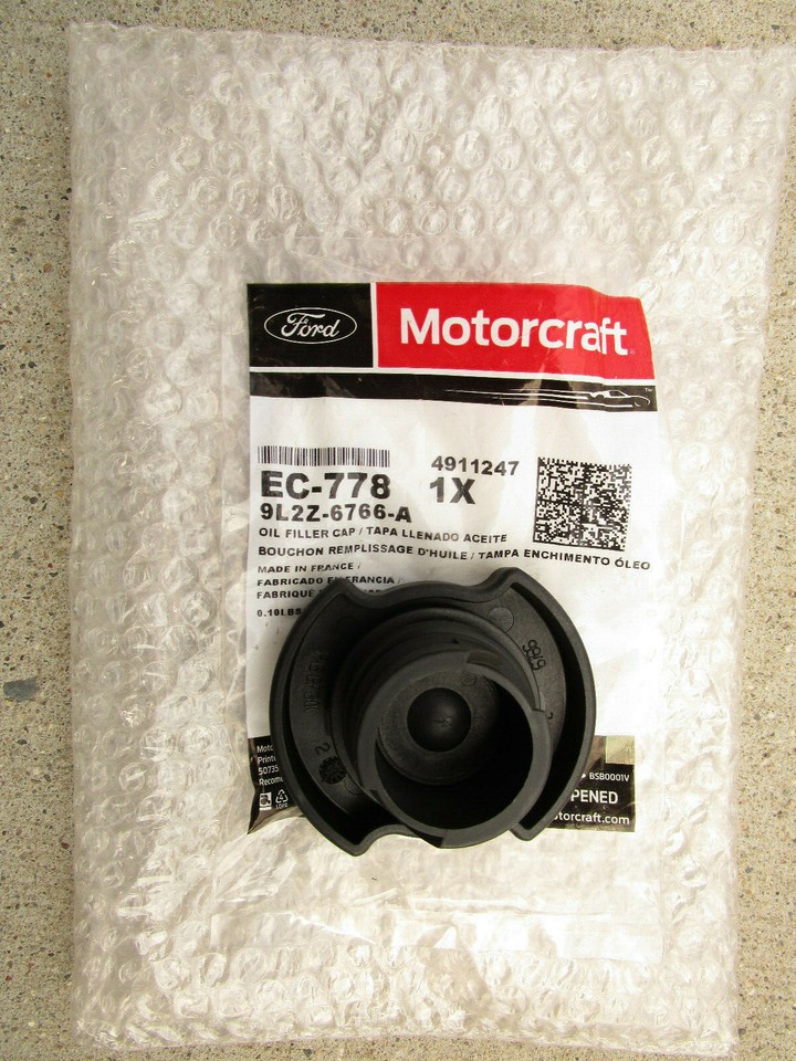 FORD LINCOLN 9L2Z-6766-A MOTORCRAFT EC-778 EC778 ENGINE OIL FILLER CAP ...