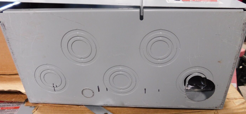 Eaton 3-Gang Commercial Meter Stack 1200/225 Amp 3ph/1ph Ringless ...