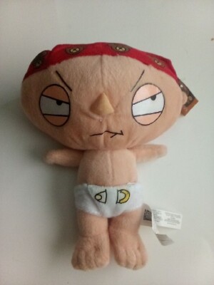 Family Guy Stewie Griffin Plush Ninja Headband Toy Doll TV 2005 Nanco ...