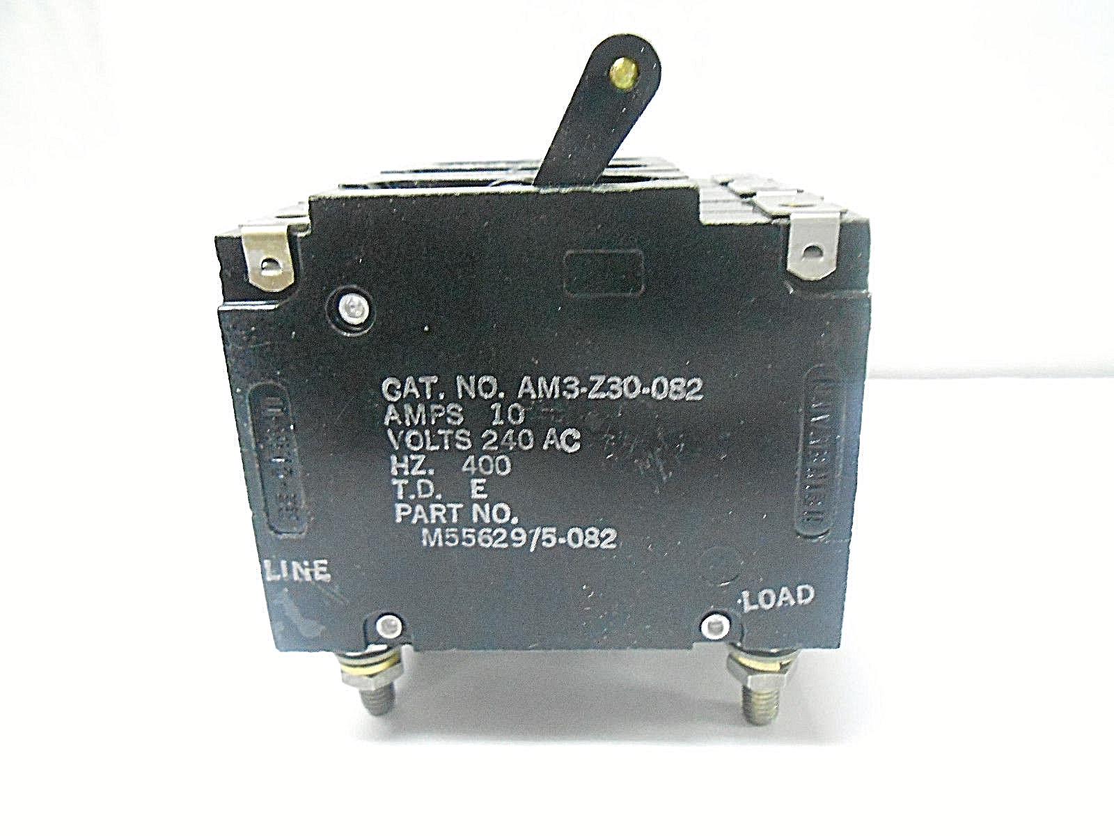 M55629/5-082 HEINEMANN CIRCUIT BREAKER 10A/240VAC/400HZ NOS ALT PN: AM3 ...