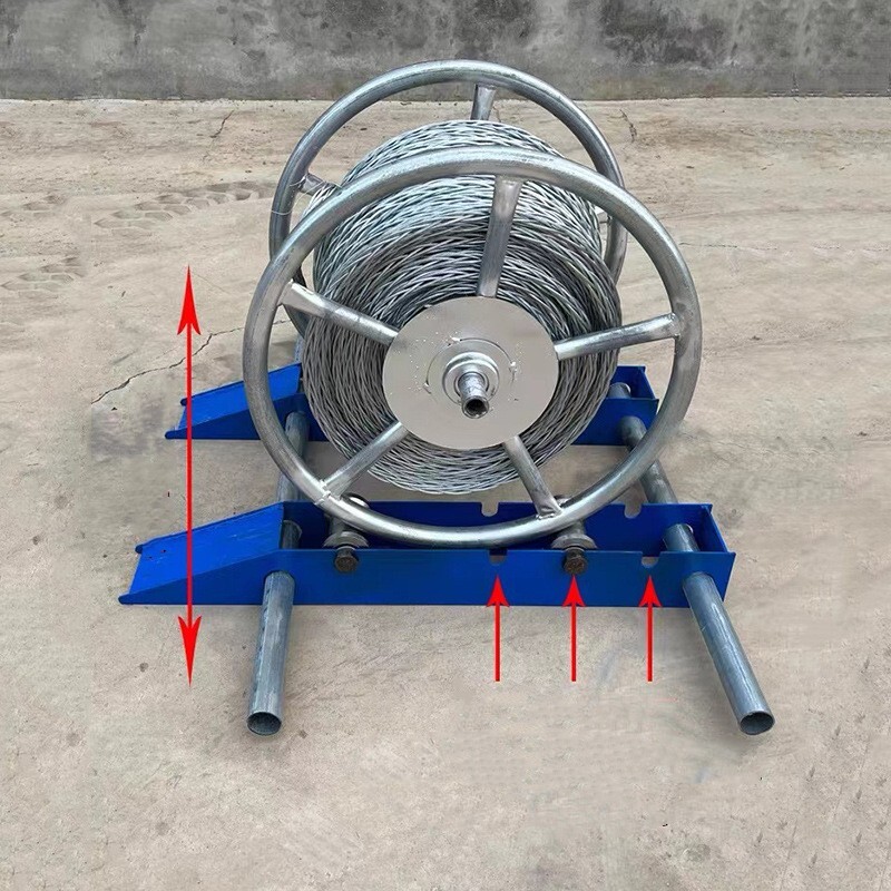 Heavy Duty Cable Drum Roller Stand Cable Reel Dispenser for reels 11.8 ...