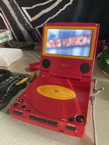 Disney Electronics Portable DVD Player 2003 with Accessories Mickey ...