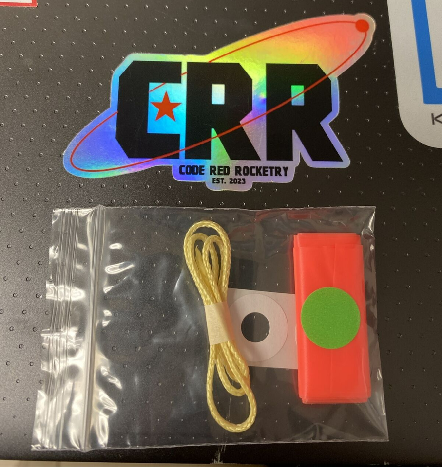 Code Red Rocketry Streamer Recovery Kit-36" Streamer-DAYGLO ORANGE | eBay