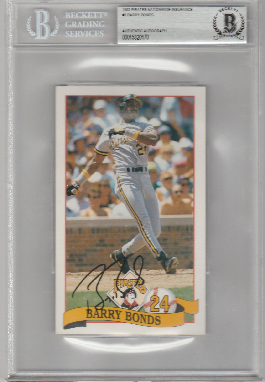 Barry Bonds Autographed Memorabilia | Signed Photo, Jersey ...