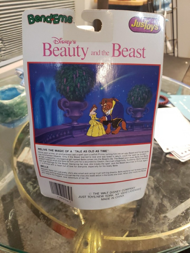 Disney Beauty & Beast Bend-Ems Figure Belle Just Toys 1992 | eBay